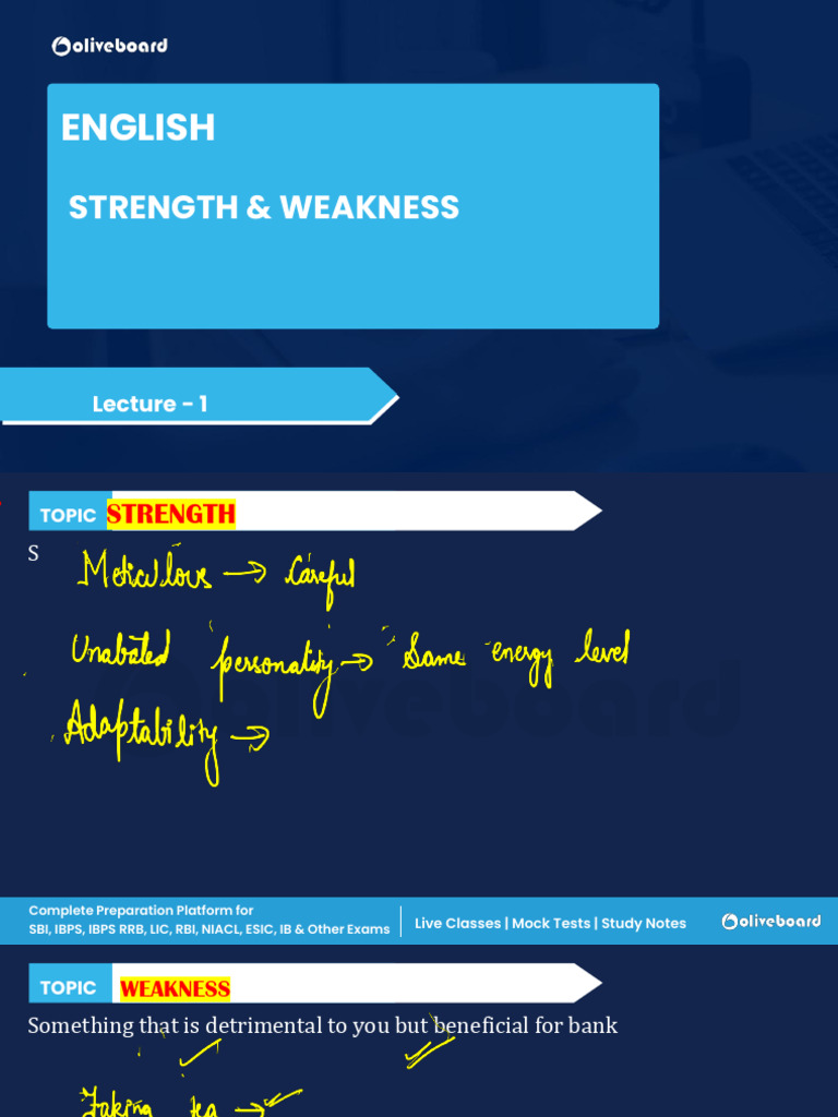 Strength Weakness 1741924115 1760891848281 OB | PDF