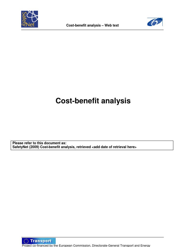 Assessing the Cost-Effectiveness of Road Safety Measures Through Cost ...