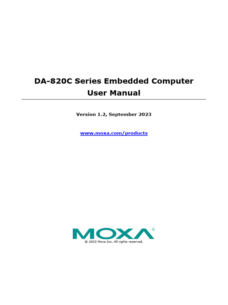 DA-820C Embedded Computer Manual | PDF | Booting | Bios