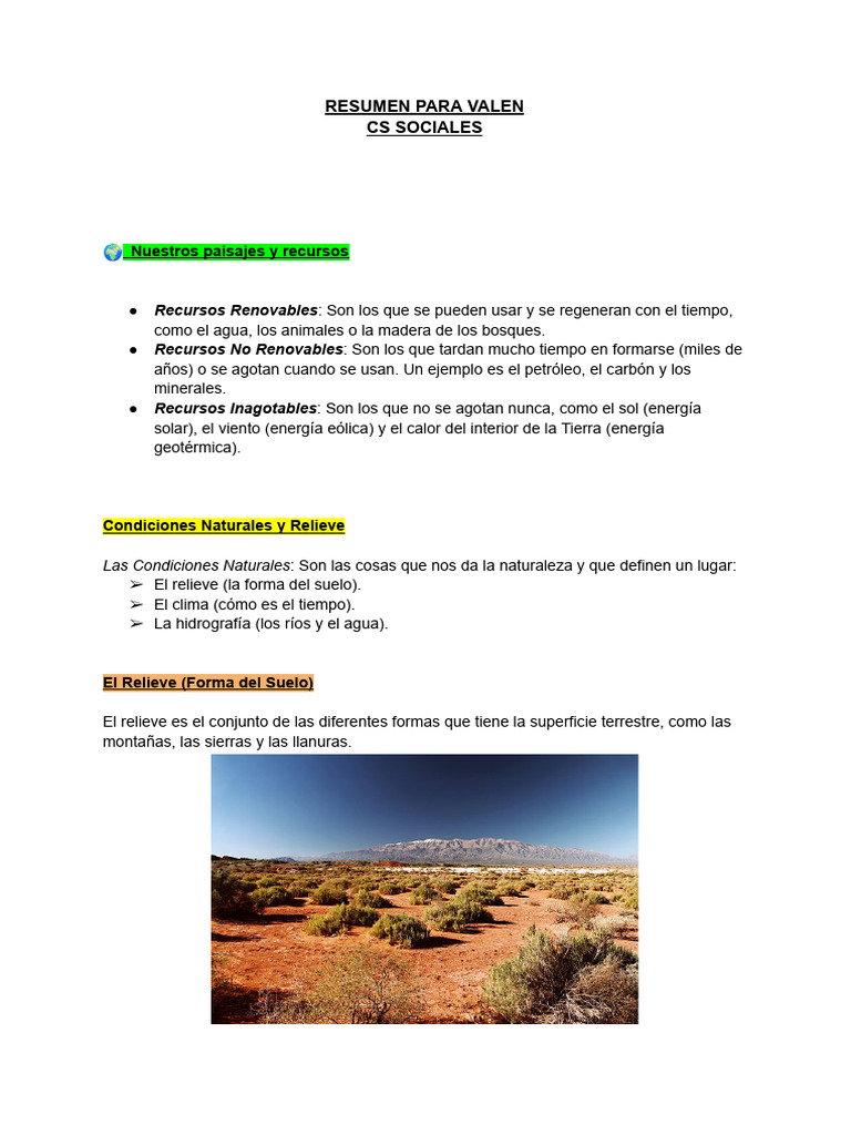 Resumen para Valen Cs Sociales | PDF | Clima templado | Clima