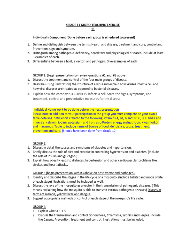Disease Microteaching Presentation Grade 11 2025 | PDF | Medical Specialties | Immunology