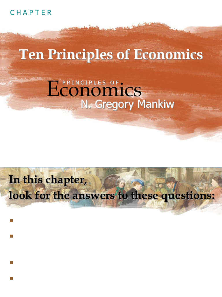 Lecture 01 - Chapter1 - Ten Principles | PDF | Inflation | Market (Economics)