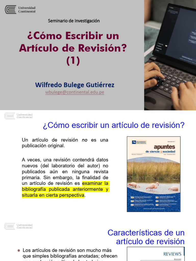 Cómo Escribir un Artículo de Revisión | PDF | Publicación Académica ...