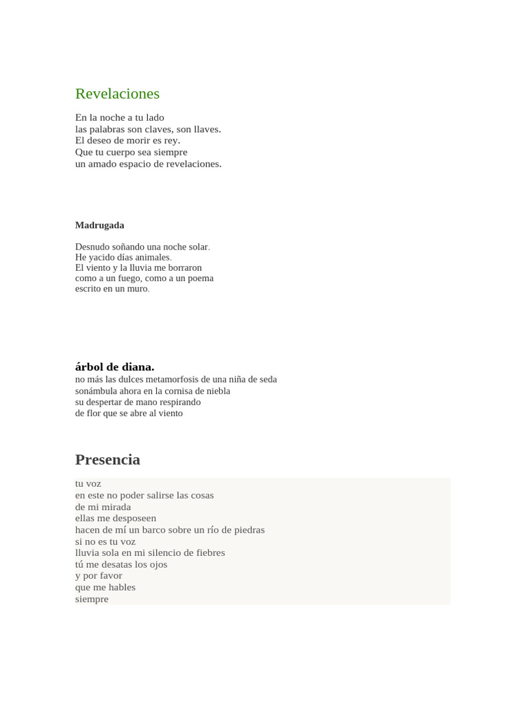 Poemas-Pizarnik - Selección | PDF