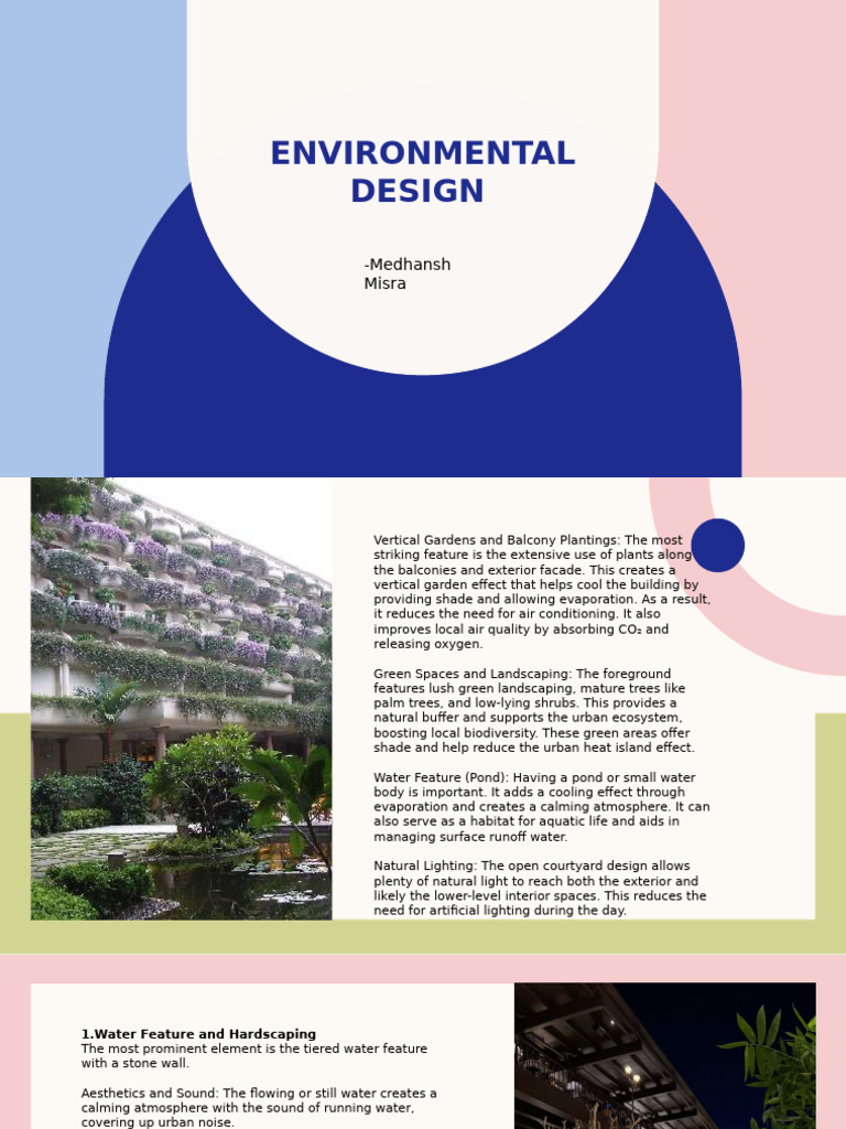 Sustainable Environmental Design Features | PDF | Greenhouse | Water