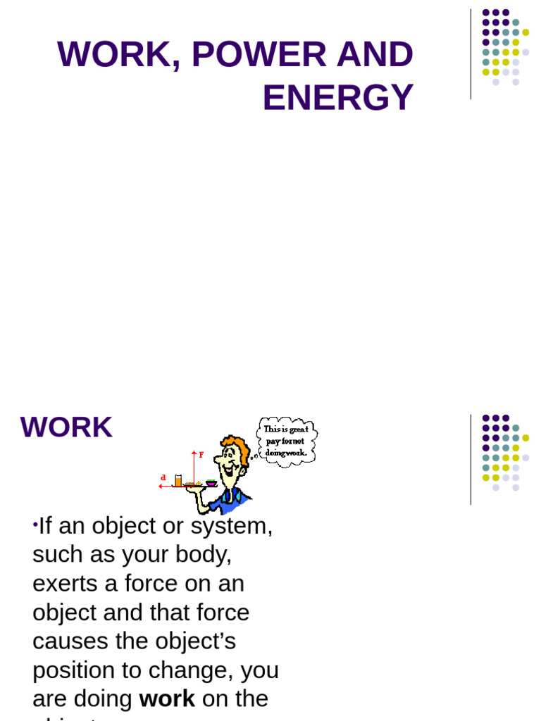 Work, Power and Energy Final | PDF | Heat | Heat Capacity