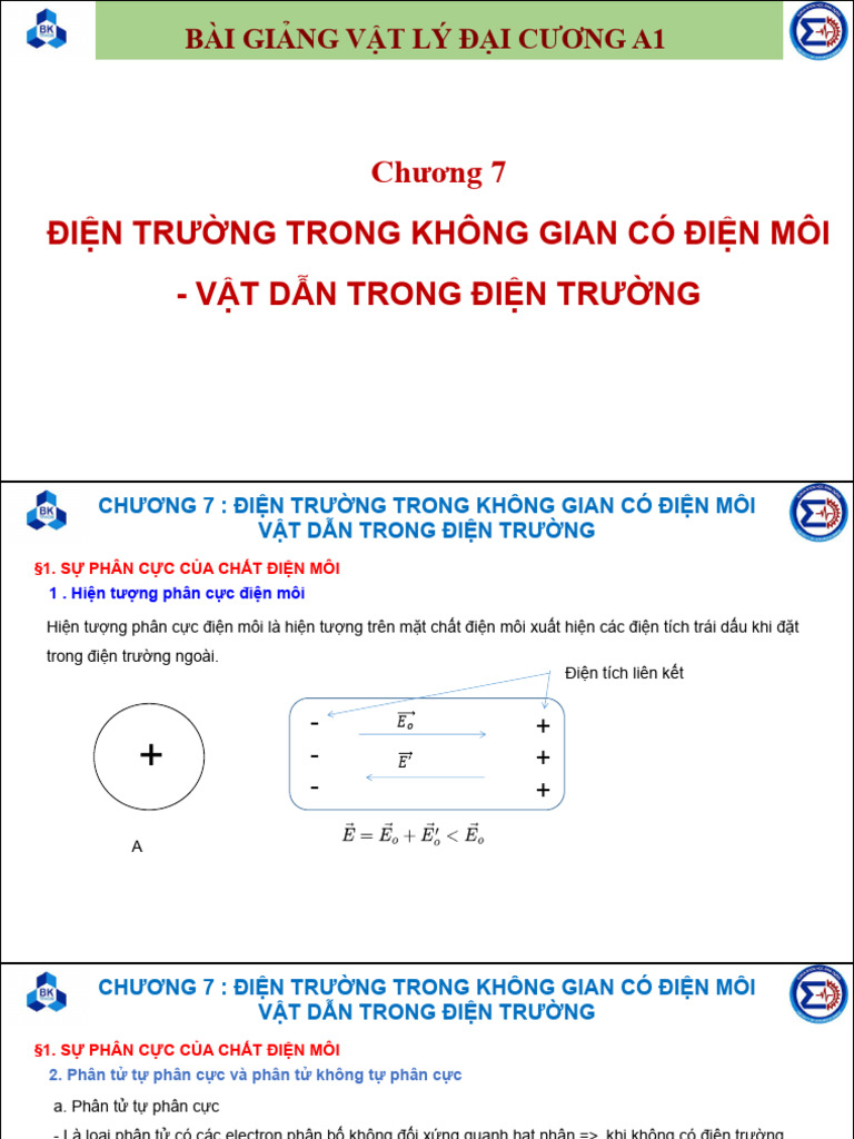 VL1-Chuong 7 - Dien Truong Trong Khong Gian Co Dien Moi | PDF