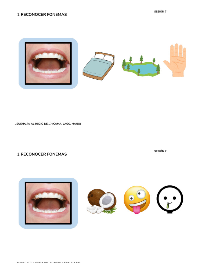 3 - 1 Reconocer Fonemas s7 | PDF