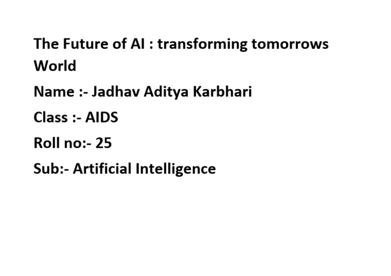 Aditya AI | PDF