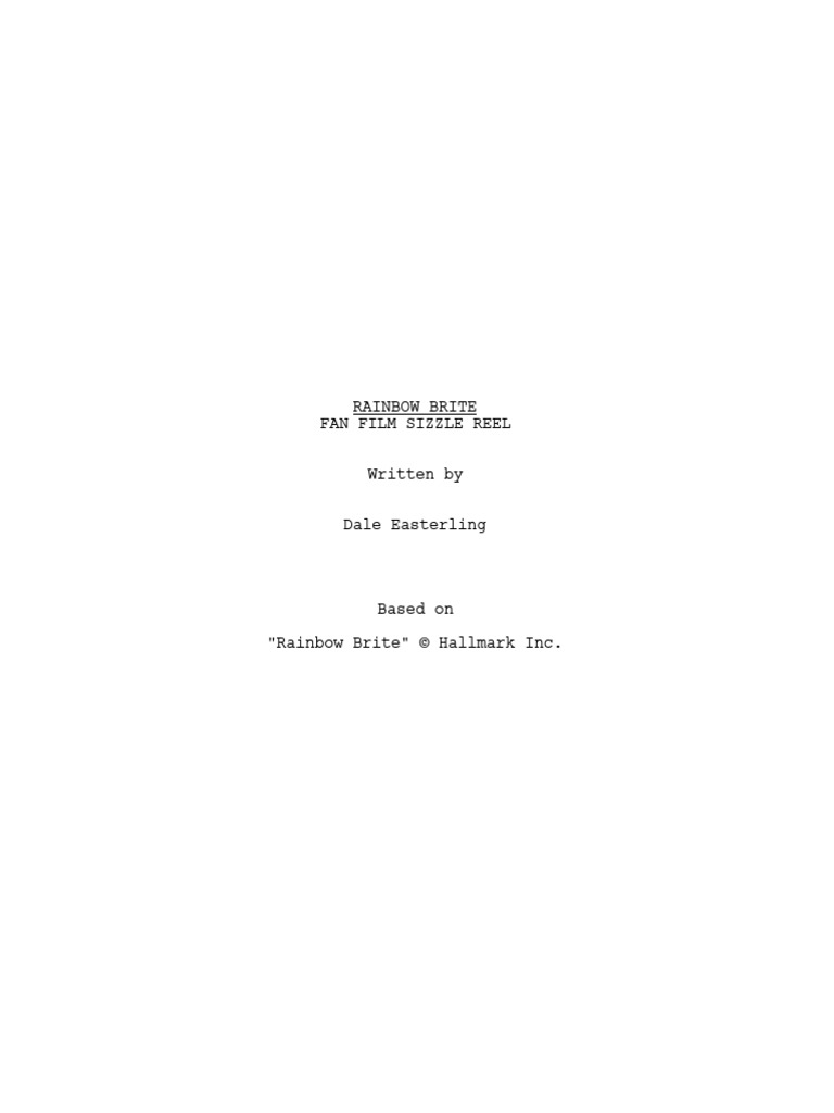 Trailer Script Pdf