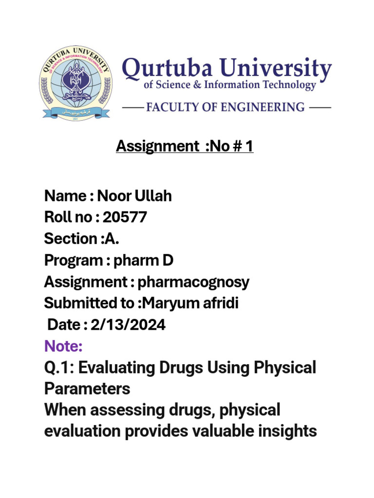 Final Cognosy Assignment | PDF | Thin Layer Chromatography | Chemical Substances