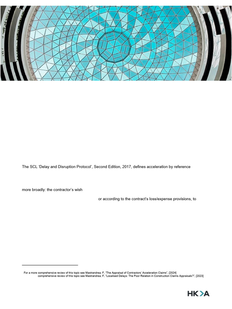 Article Acceleration of Construction Projects Franco Mastrandrea 24 Jan ...