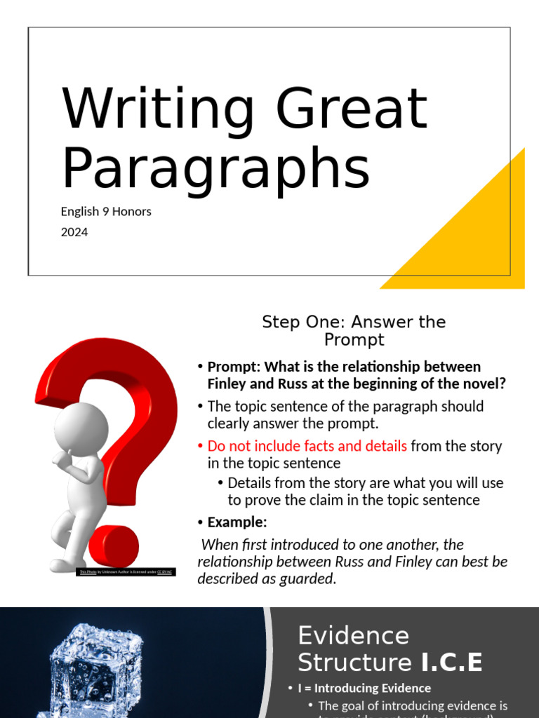 Writing Great Paragraphs E9H | PDF | Linguistic Typology | Linguistic ...