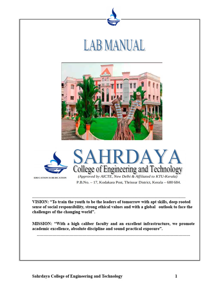 Lab Manual | PDF | Parameter (Computer Programming) | String (Computer ...
