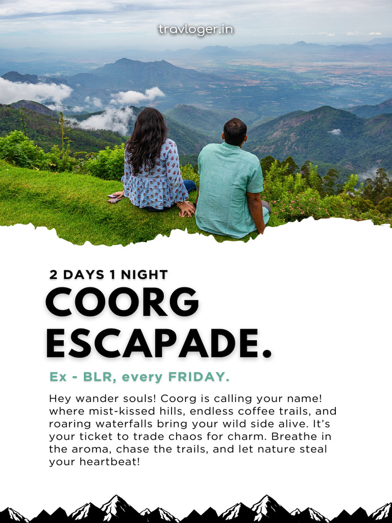 Coorg Backpacking (From BLR) | PDF