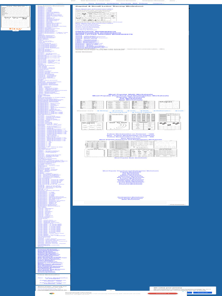 Capital & Small Letter Tracing Worksheet: FREE Printable Worksheets ...