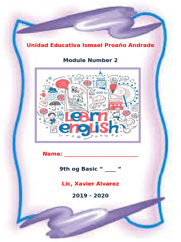Caratula Module 2 | PDF