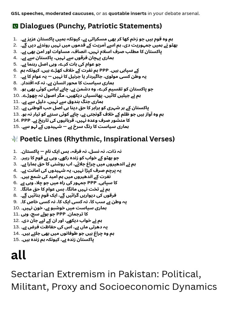 Sectarian Extremism in Pakistan: Analysis | PDF | Sectarianism