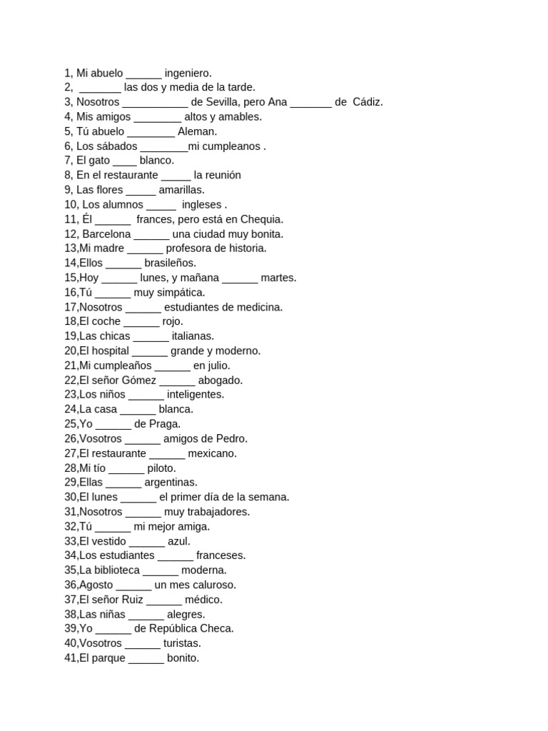 Ejercicios Practica 1 | PDF