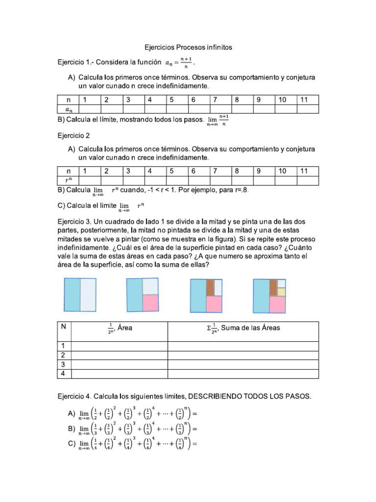 2 Ejerciciospre Examen de Procesos Infinitos | PDF