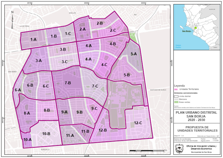 3.3. Propuesta de Unidades Territoriales | PDF | Datos geográficos e ...
