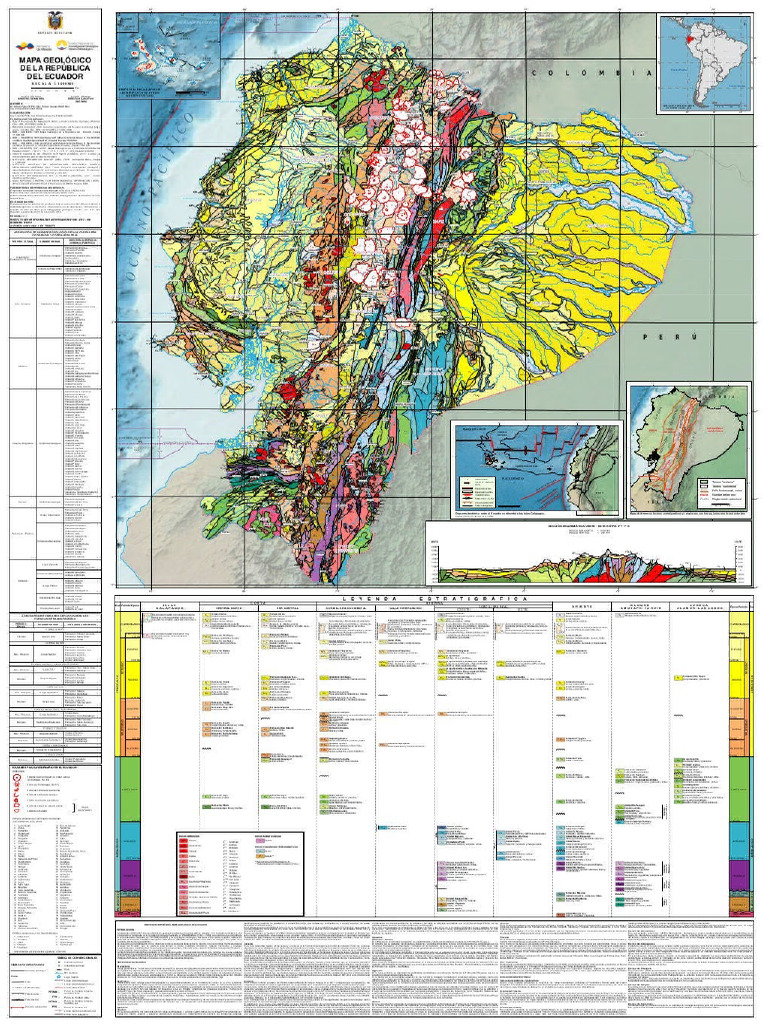 Mapa Geologico de Ecuador | PDF