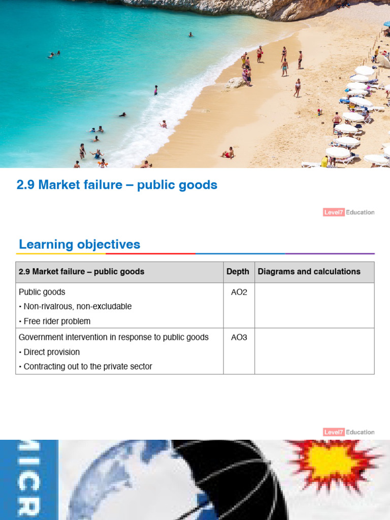 2.9 Market Failure - Public Goods | PDF | Public Good | Goods