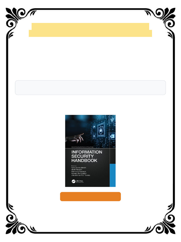 Information Security Handbook (Internet of Everything (IoE)) 1st ...