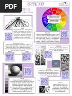 GCSE Art ESA Guide for Grades 8/9 | PDF | Drawing | Color