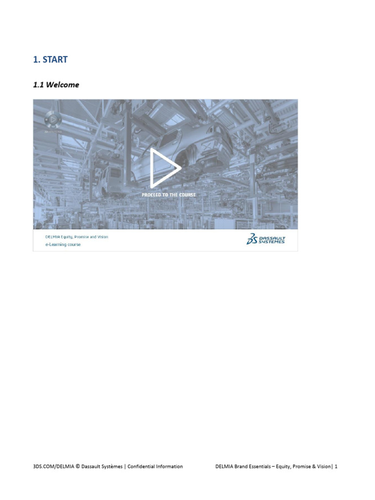 DELMIA Brand Essentials Overview | PDF
