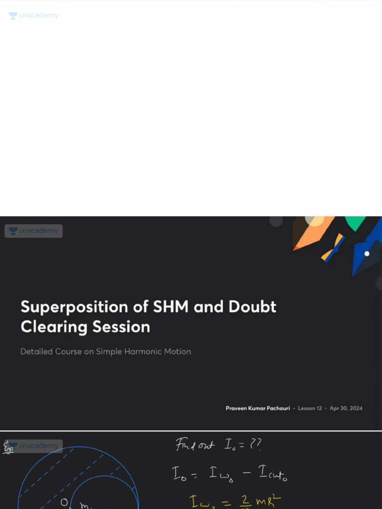Superposition of SHM | PDF