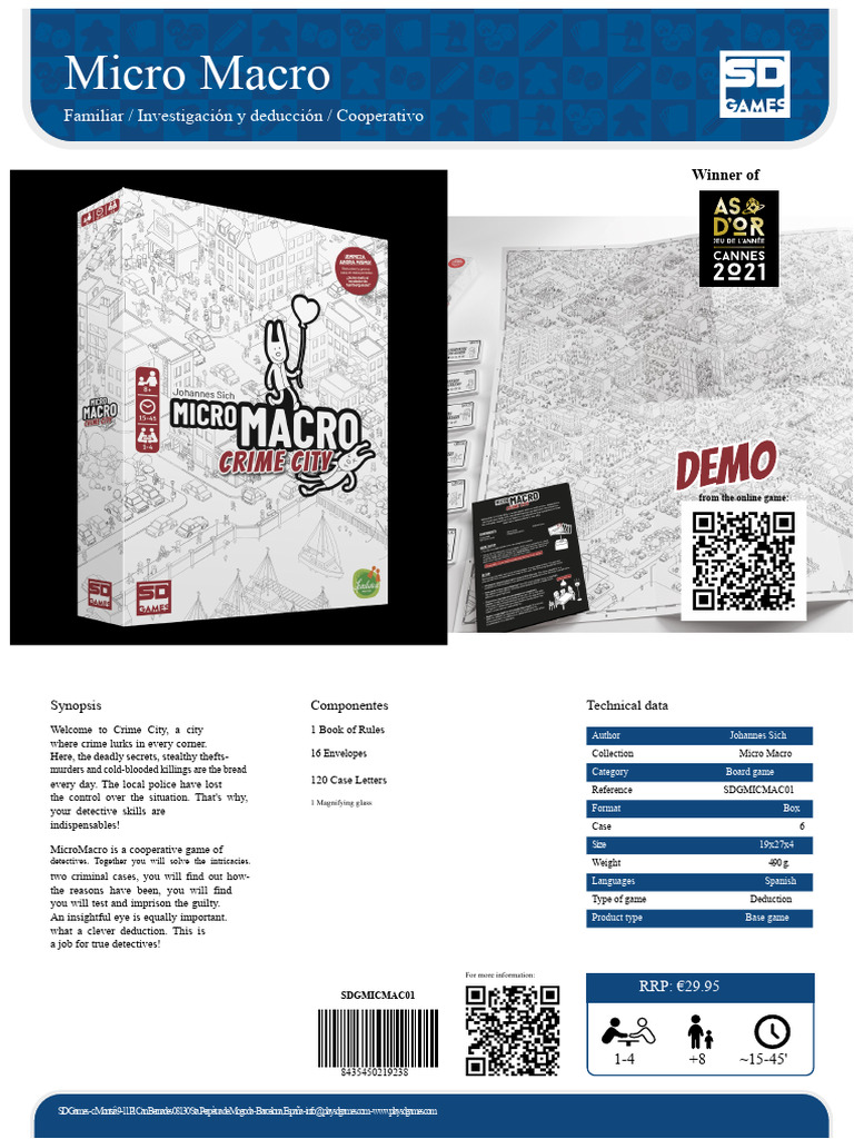 Product Sheet SDG Micro Macro | PDF | Crimes | Crime & Violence