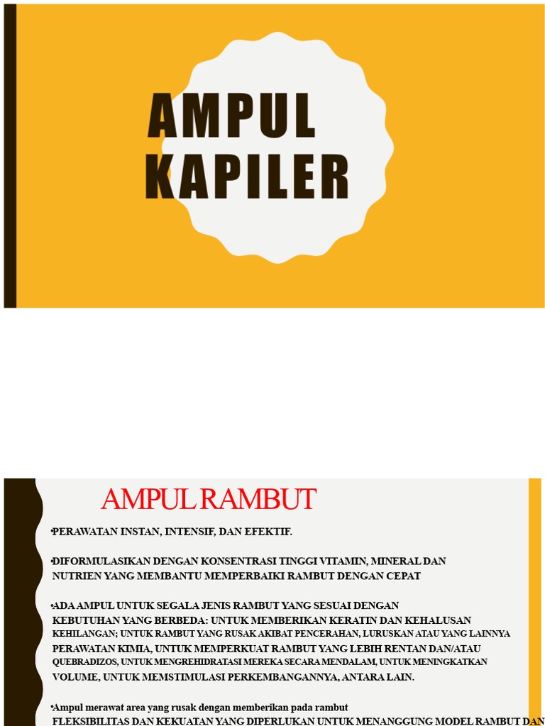 Ampul Rambut | PDF