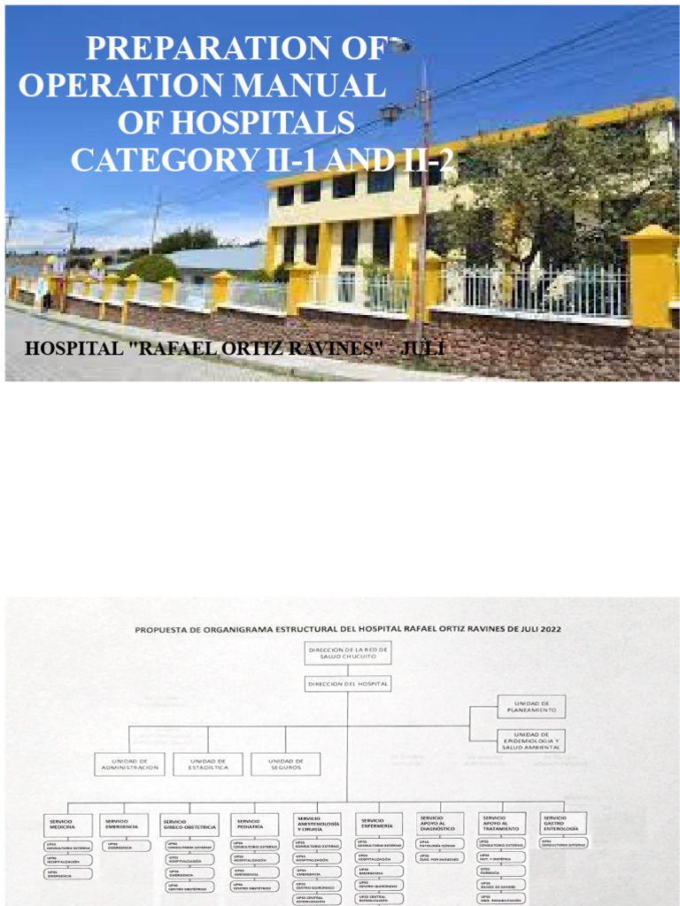 PREPARATION OF HOSPITAL OPERATIONS MANUALS | PDF