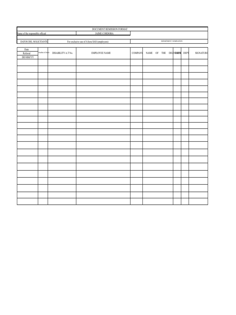 Document Transmission Format | PDF
