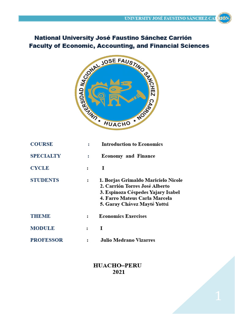 Economics Assignment Exercises | PDF | Economics | Economies