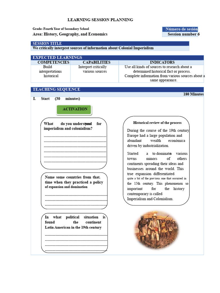 Colonial Imperialism Analysis Guide | PDF | Imperialism | Nationalism