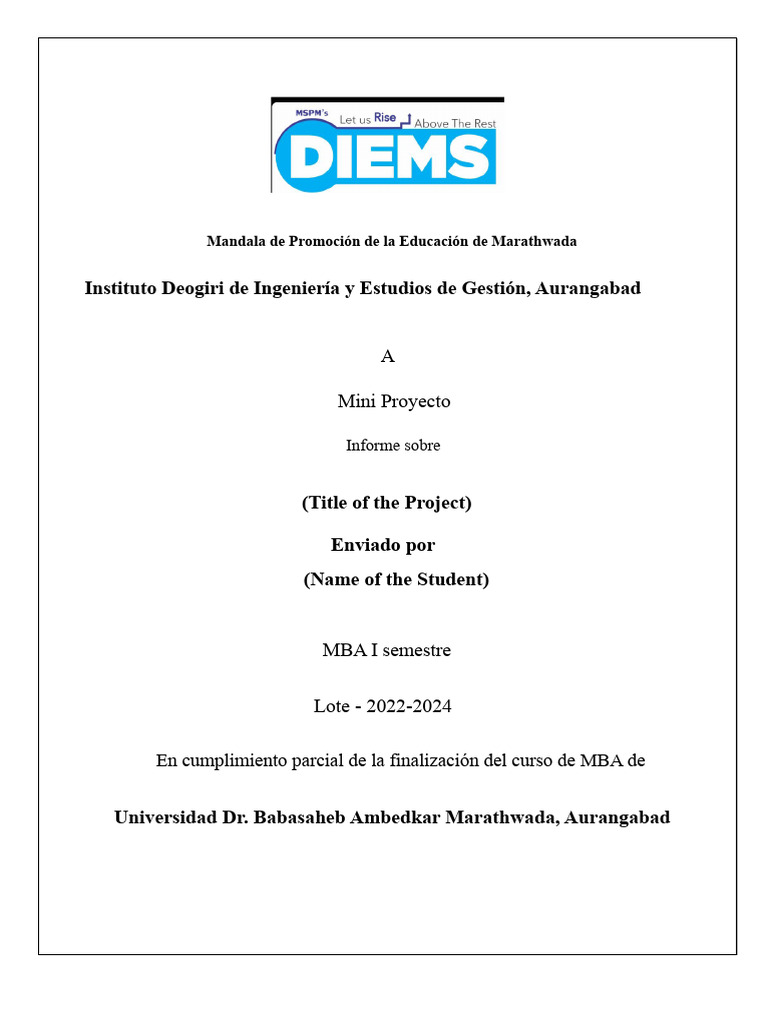 Primeras 5 páginas - mini proyecto (1) | PDF