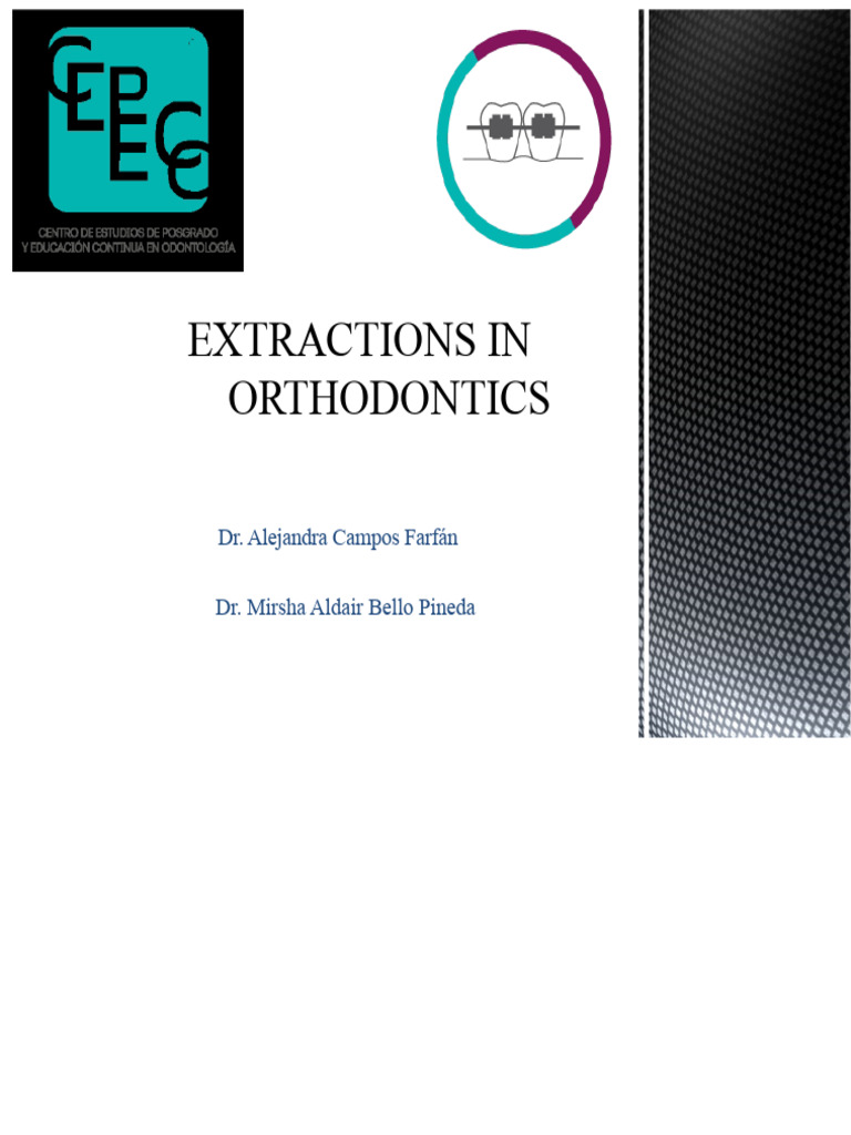 Orthodontic Extractions: Indications & Effects | PDF | Dental Anatomy ...