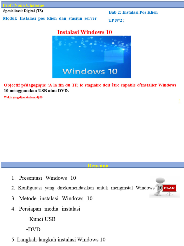 Instalasi Windows 10 | PDF