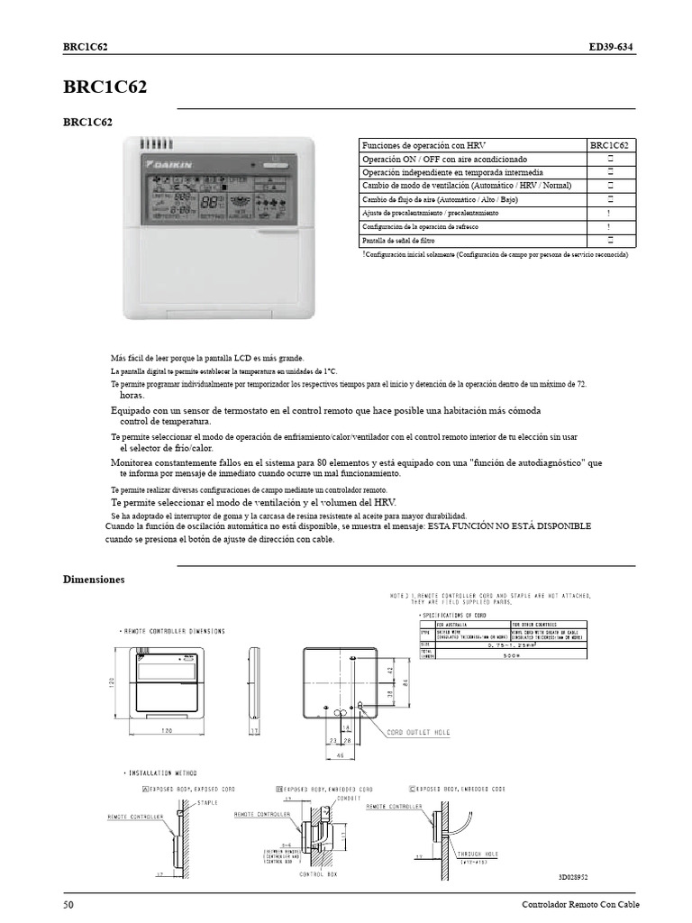 BRC1C62_0.pdf | PDF | Tornillo | Aire acondicionado