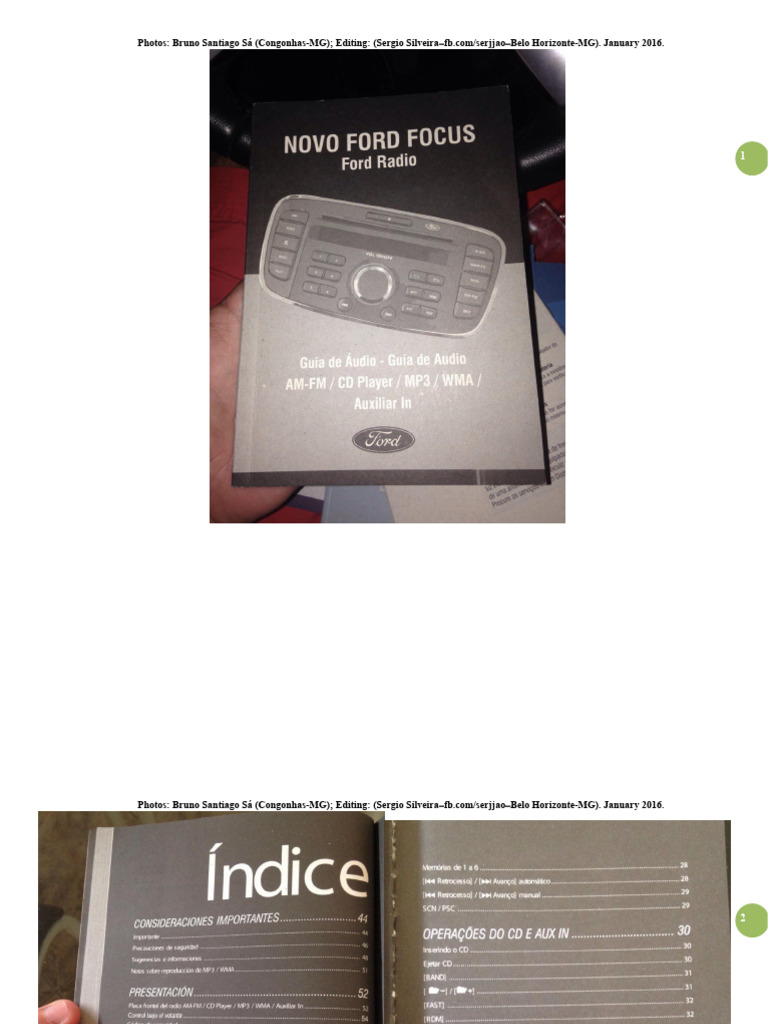 Ford Focus 2012 Visteon Radio Manual | PDF