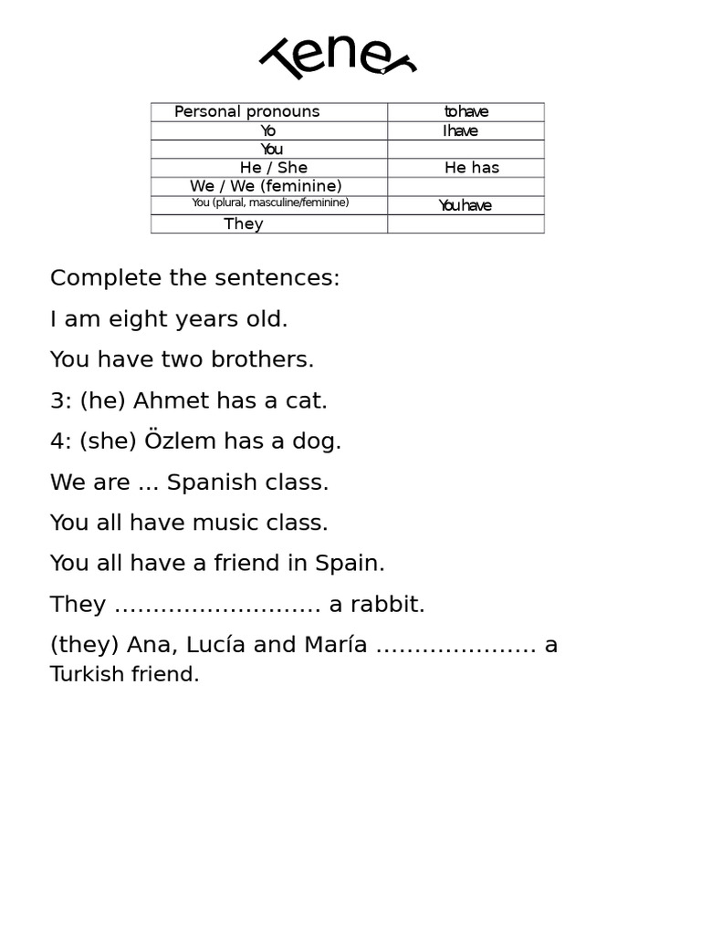 Islcollective Worksheets Elemental A1 Beginner Pre-A1 Primary School ...