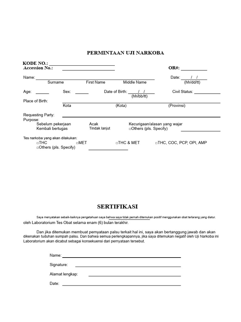 CoC & CCF Forms PDF | PDF
