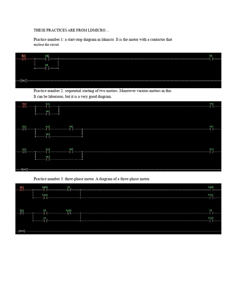 LDMicro Motor Control Practices Guide | PDF