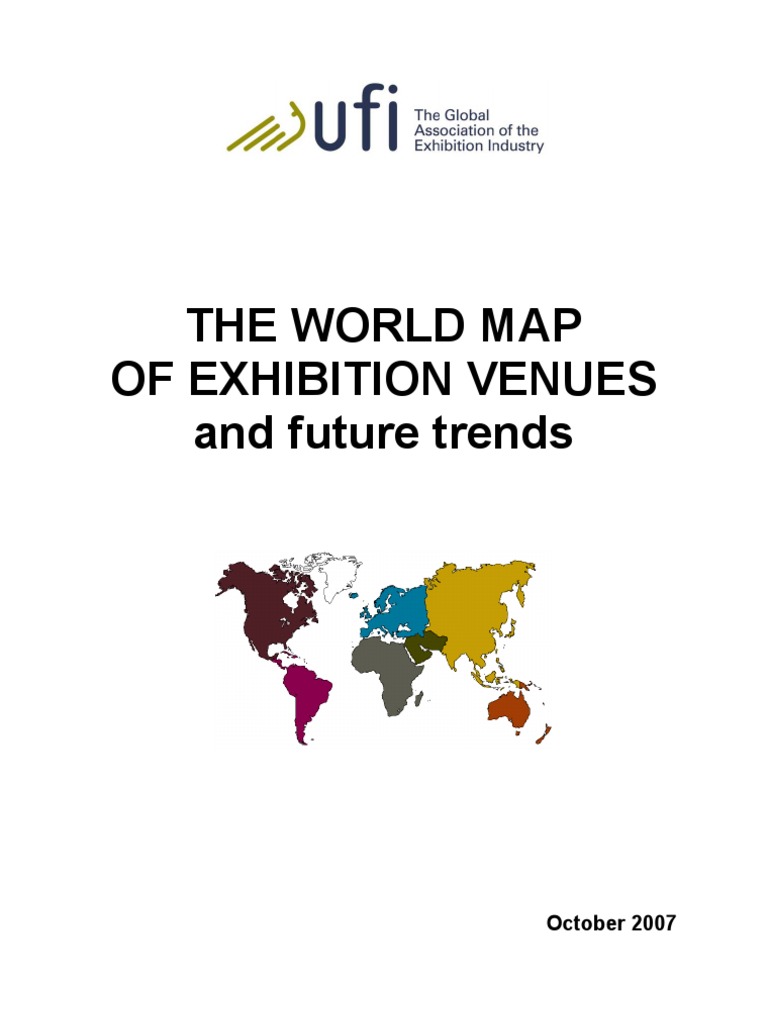 2007 Ufi World Map of Exhibition Venues | PDF | Asia | Fairs
