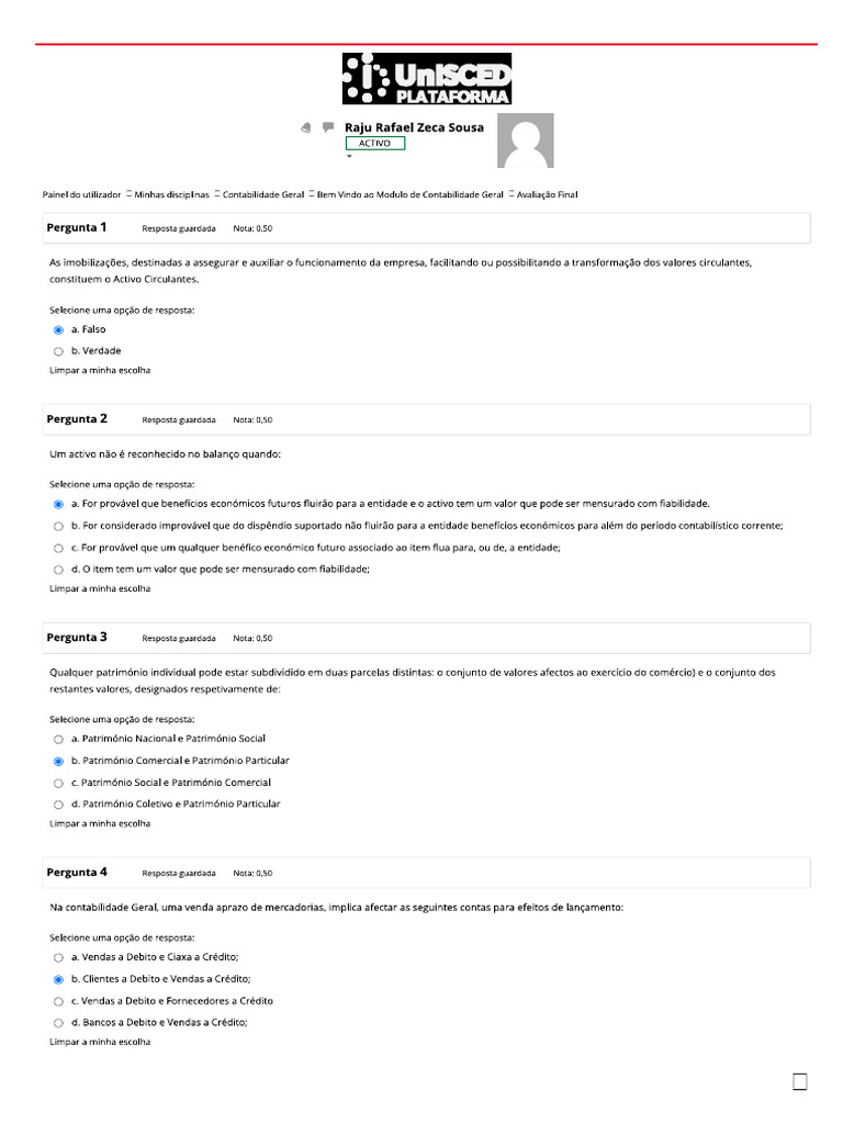 Final Evaluation - Accounting | PDF