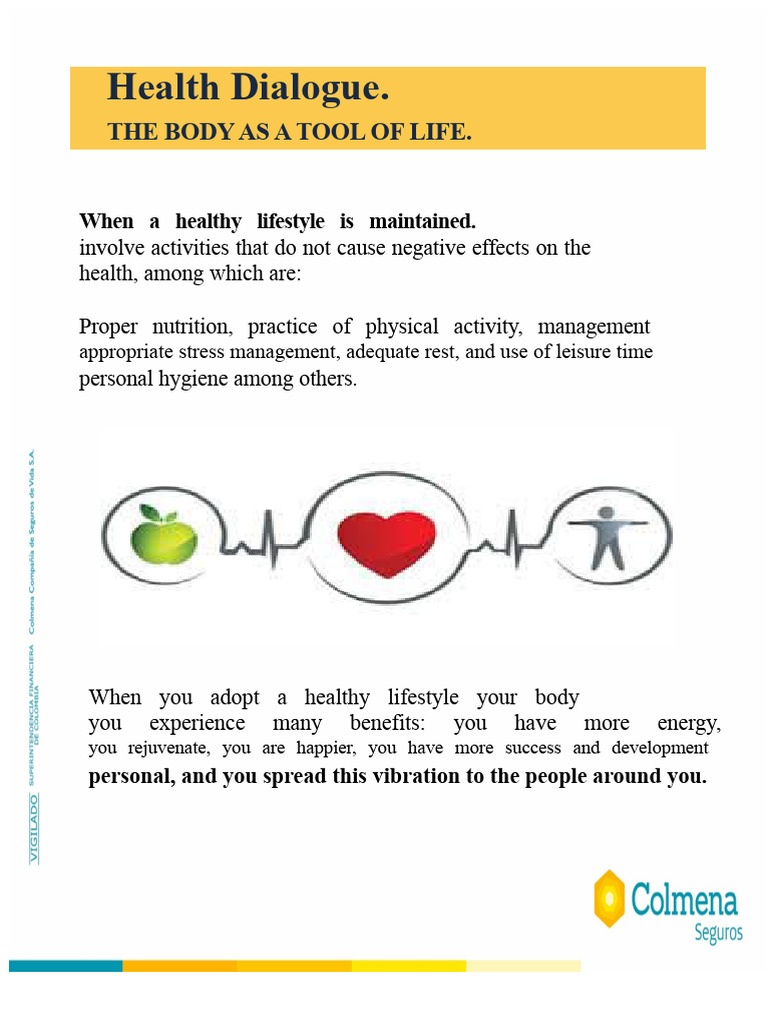 Healthy Lifestyle Dialogue | PDF | Nutrition | Diet & Nutrition