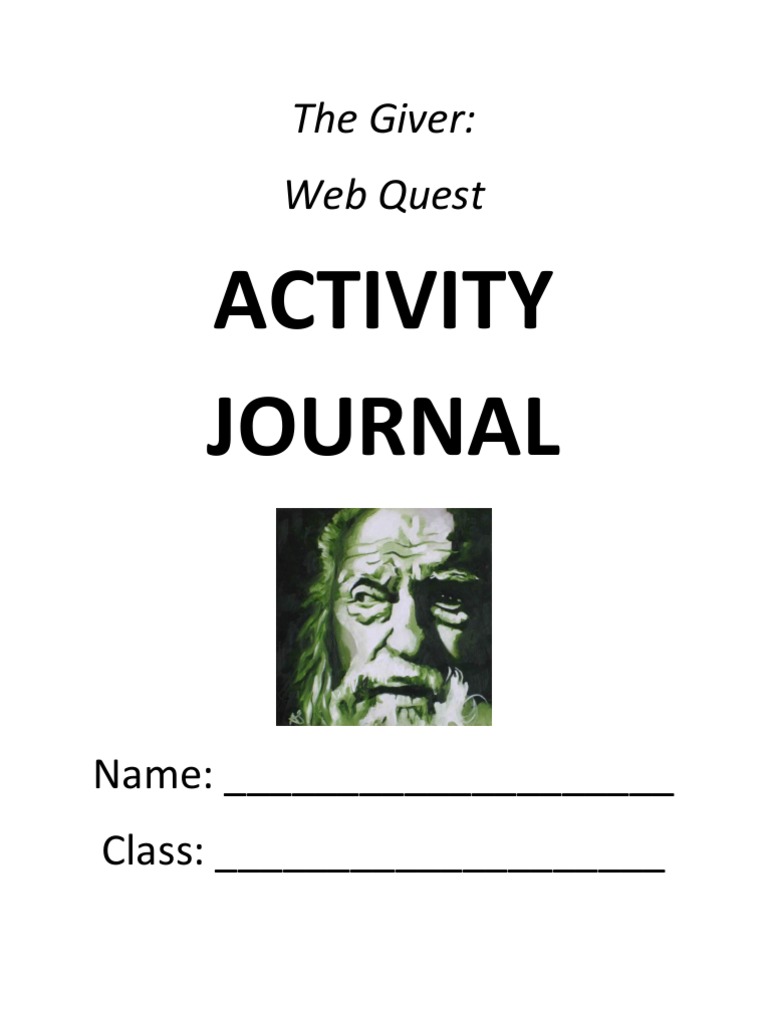 The Giver Journal | PDF | Utopia | Subjective Experience