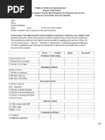 Eyberg Child Behavior Inventory Form | PDF | Interpersonal ...